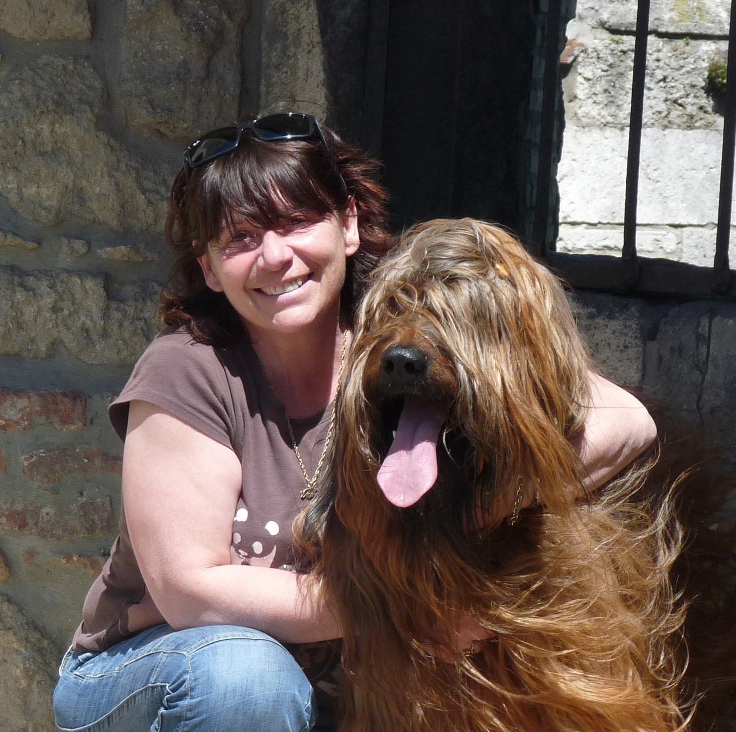 Happy Nutrolin® customer - Briard breeder Corinne de Brouwer